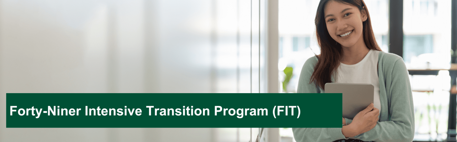 UNC Charlotte FIT Program - Office of Undergraduate Education